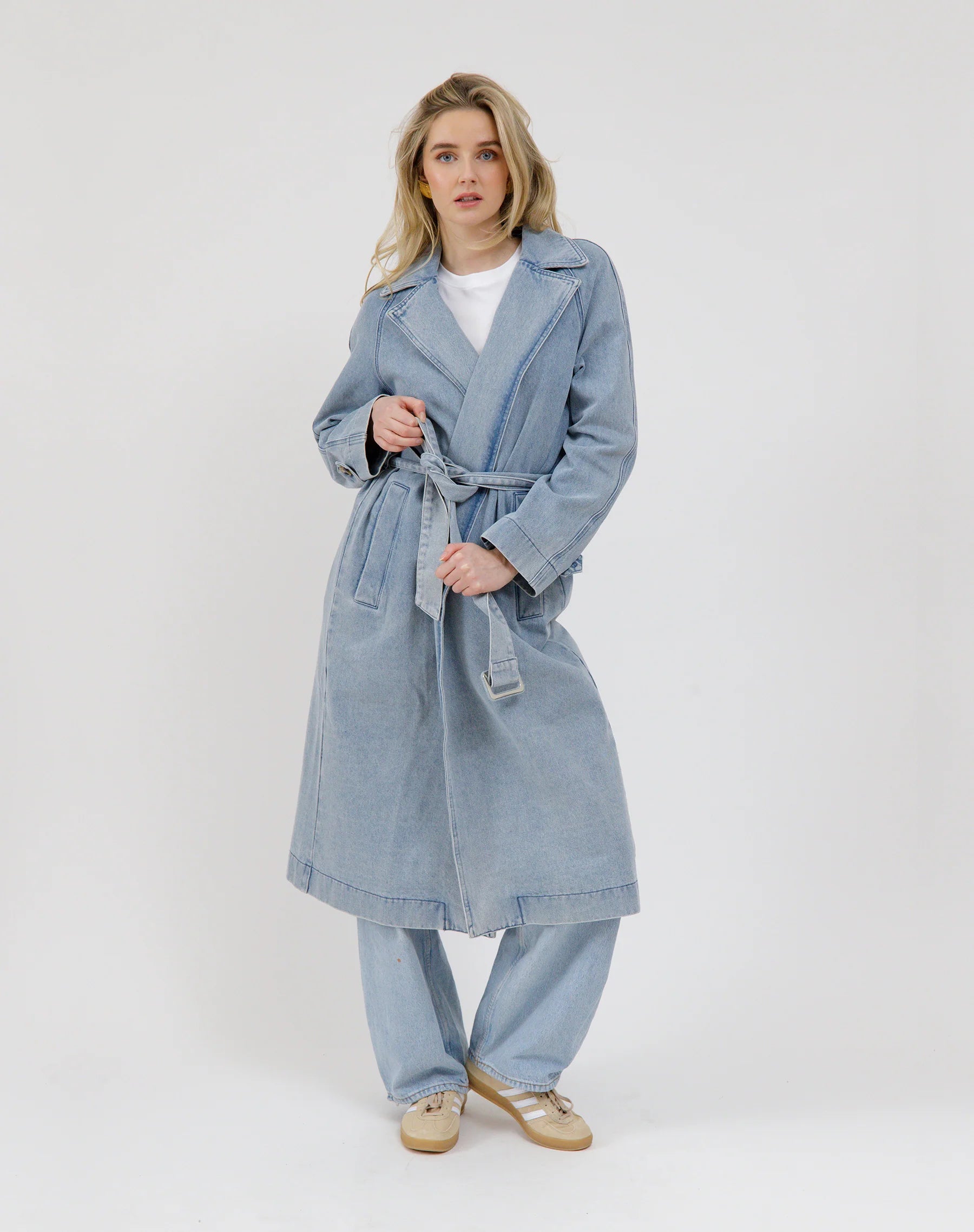 Caitlin Denim Trench